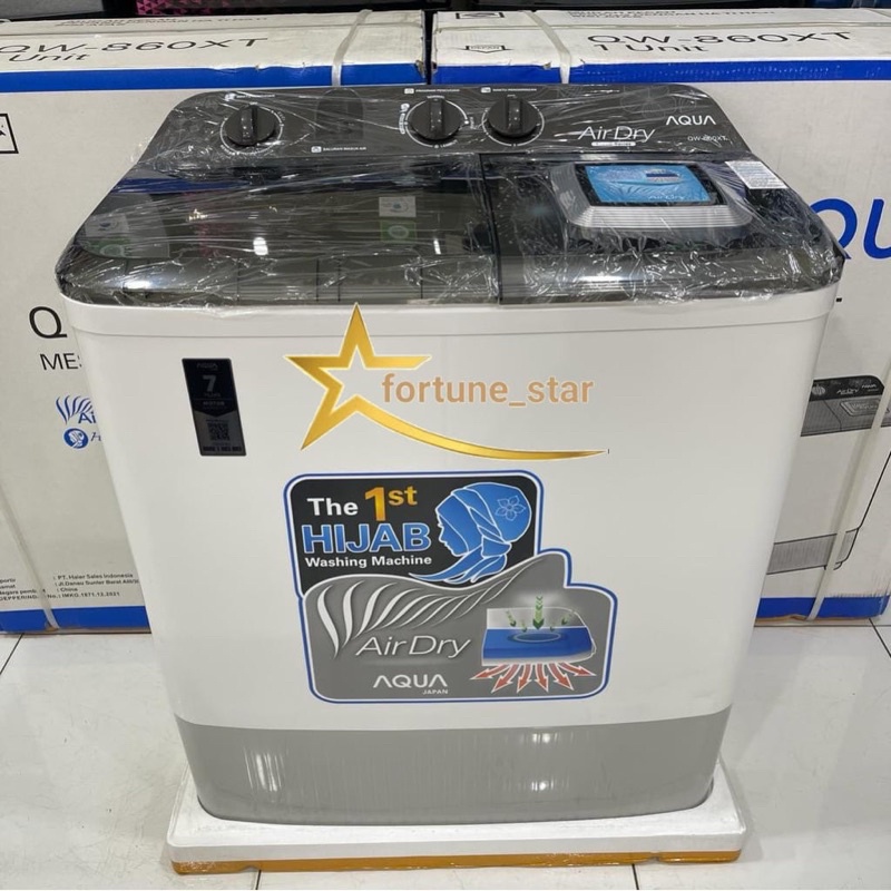 Jual Mesin Cuci 2 Tabung AQUA QW-760XT 7KG / QW-860XT 8KG / QW-960XT 9KG | Shopee Indonesia