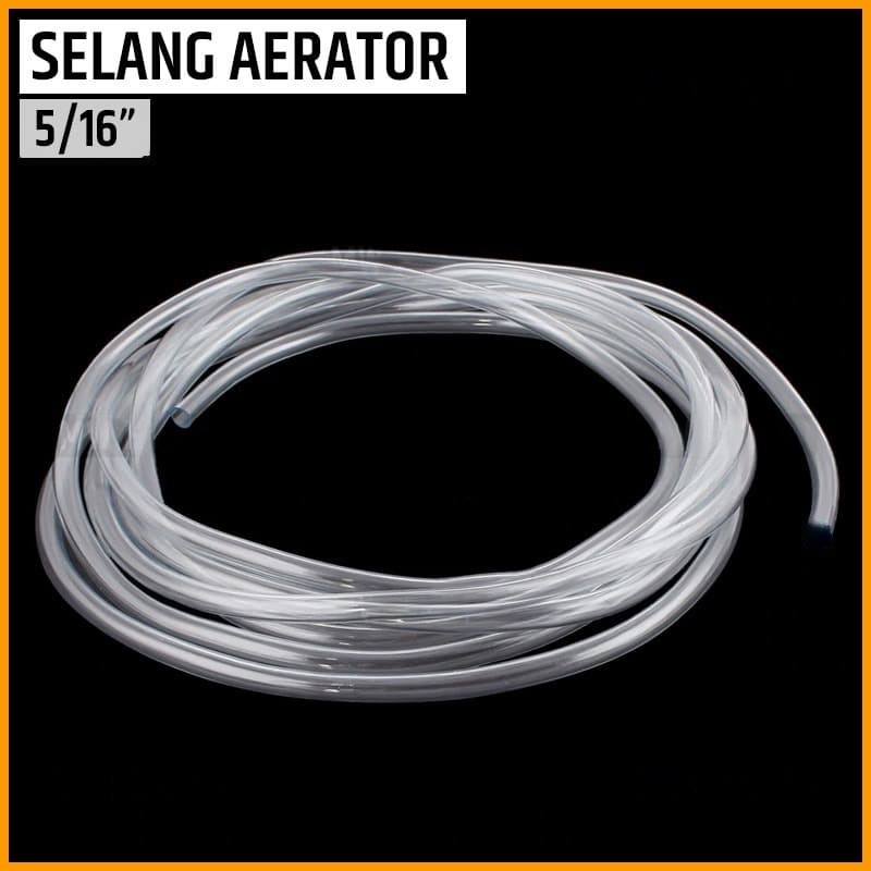 Jual Selang Aerator 5/16" Akuarium Hidroponik per Meter | Shopee Indonesia