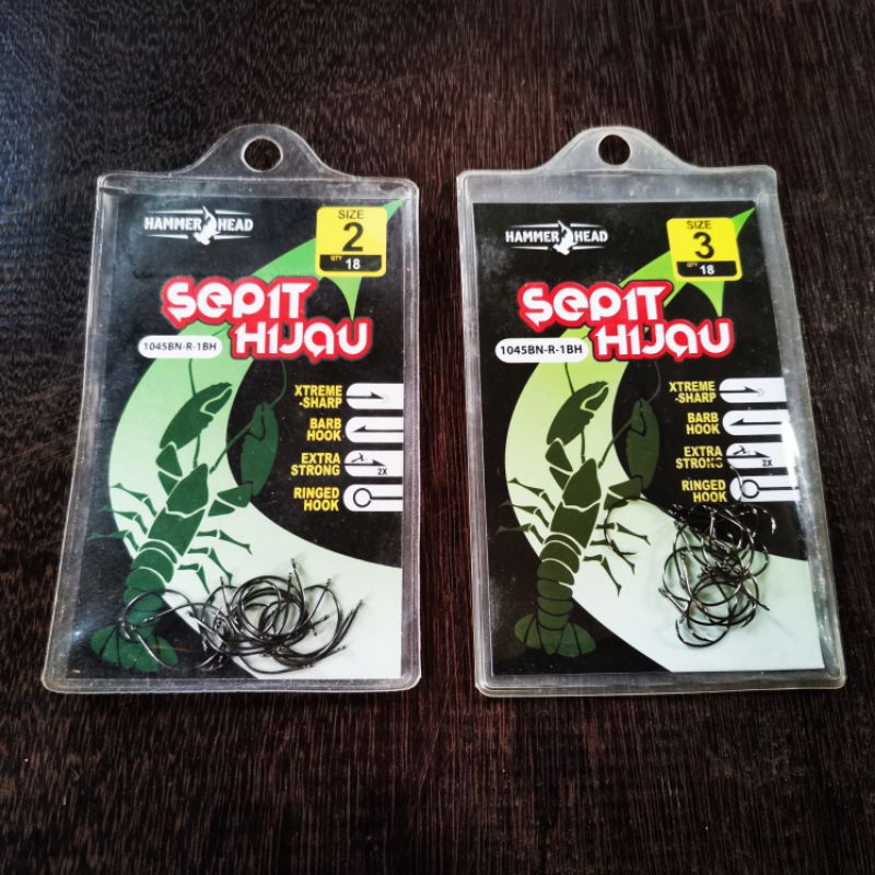 Jual Mata Pancing Udang Hammerhead Sepit Hijau | Shopee Indonesia