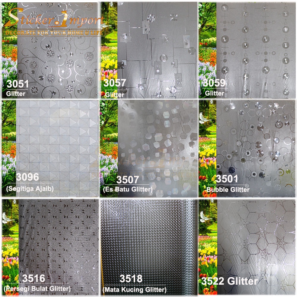 Jual [Sticker.Import] Sticker Kaca FLASH MATTE Jendela Kantor Kamar ...