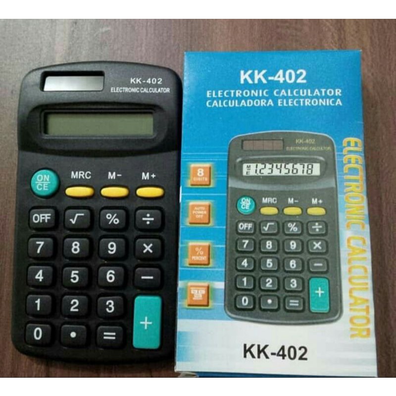 Jual kalkulator saku 8 digit baterai AA | Shopee Indonesia