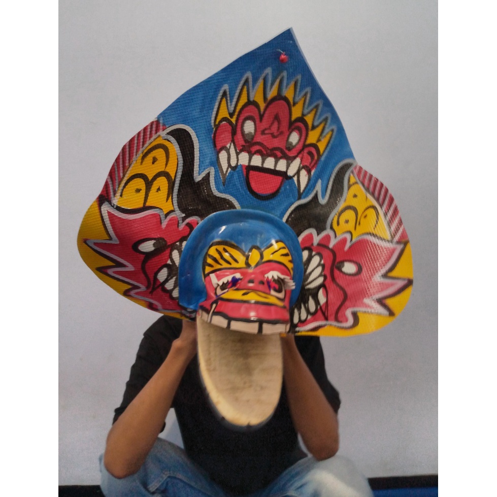 Jual Topeng Barongan Barongan Jumantoro Caplokan Kayu Anak Kecil Sd ...