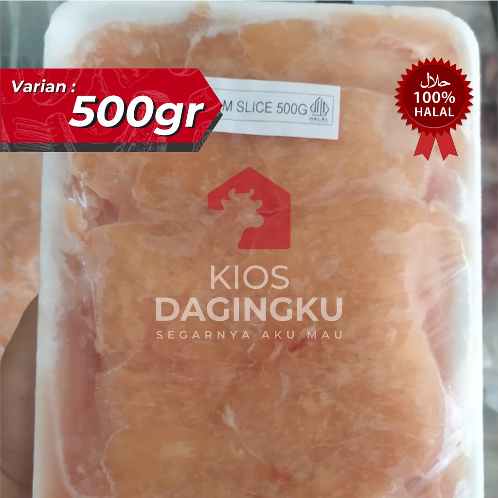 Jual Ayam Slice / Ayam Iris Tipis / Chicken Teriyaki & Sukiyaki - 500gr ...