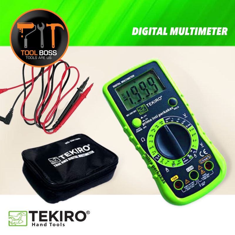 Jual TEKIRO DIGITAL MULTIMETER - MULTI TESTER AVO METER DIGITAL ...