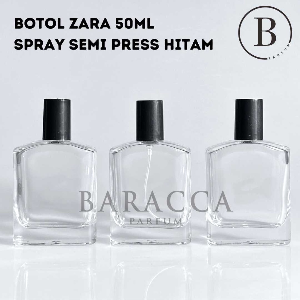 Jual Botol Parfum Zara 50ML Semi Press - Botol Parfum Kosong Zara ...