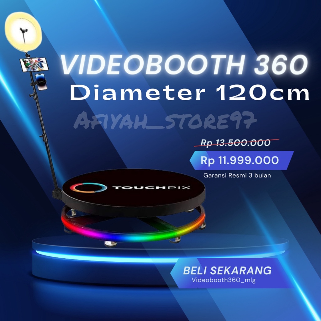 Jual VIDEOBOOTH / PHOTO BOOTH SPINNER 360 | Videobooth 360 Photo Booth 360 Spinner 360 / VIDEO ...