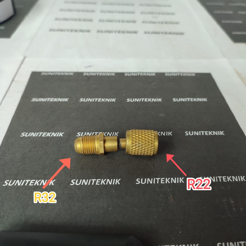 Jual SAMBUNGAN KONVERTER napel adapter R22 ( DARI R32 KE R22 ) | Shopee ...