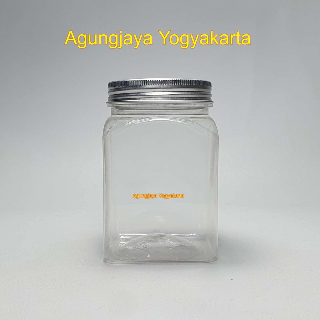 Jual Toples 340 ml Pet Kotak Natural Tutup Alumunium / Toples Plastik ... Jual Toples 340 ml Pet Kotak Natural Tutup Alumunium / Toples Plastik ...
