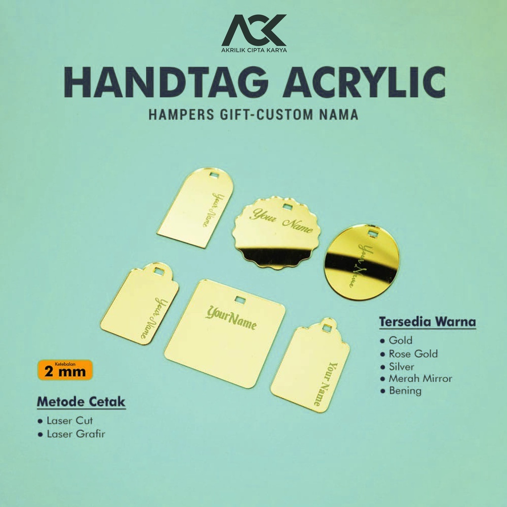 Jual AKRILIK TOPPER KUE IDUL FITRI / HANG TAG EID MUBARK / AKRILIK HANG ...