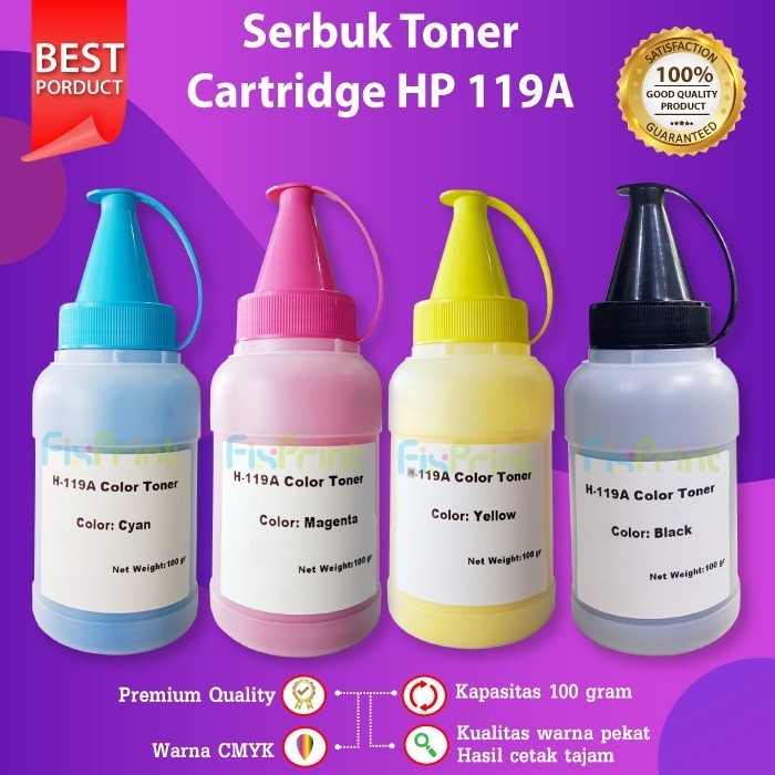 Jual Color Serbuk Refill Hp 119A Cartridge Toner 150A 150Nw 178Nw 179Nw ...
