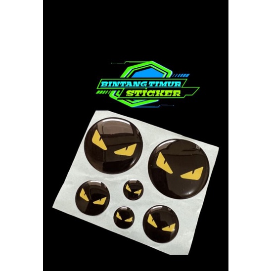 Jual STICKER EMBLEM TIMBUL FENDI MONSTER STICKER LOGOGO AEROX,NMAX,LEXI ...