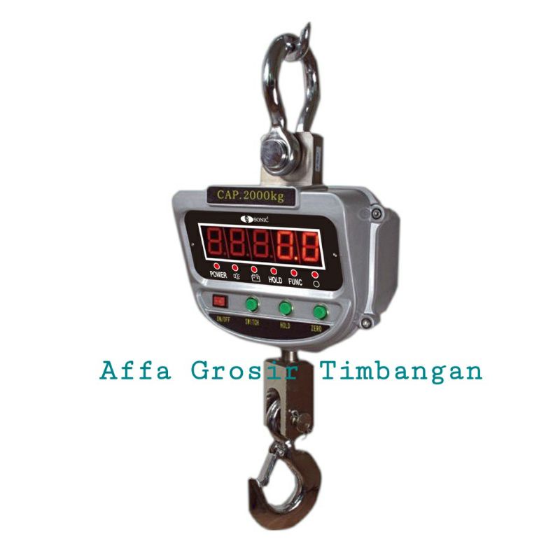 Jual Timbangan Gantung Digital 2 Ton Recommended Crane Scale Timbangan ...