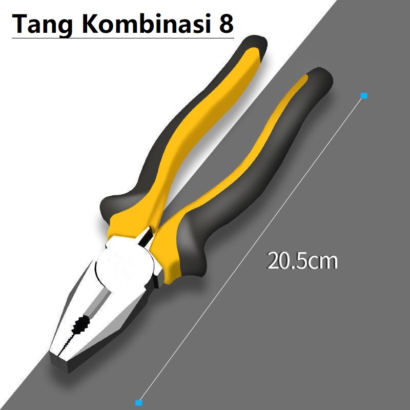 Jual Aneka Macam Tang 8 Inch Tang Kombinasi Potong - Jepit - Buaya ...