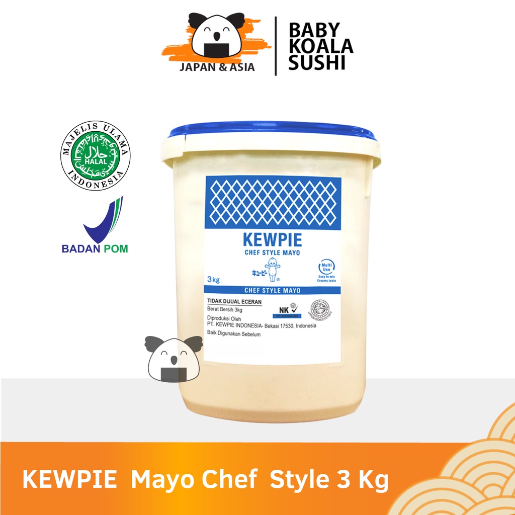 Jual KEWPIE Mayo Chef Style Mayo 3 Kg | Mayonnaise | Shopee Indonesia