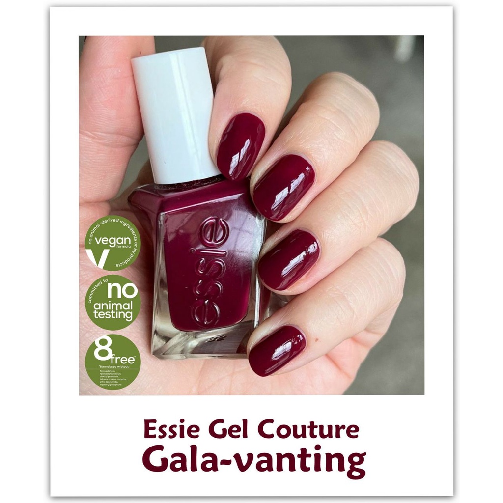 Jual Essie Gel Couture Gala-Vanting - Vegan Nail Polish (Essie Original ...