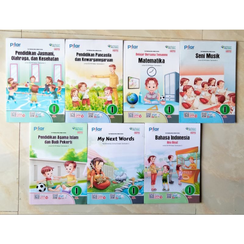 Jual BUKU SISWA KURIKULUM MERDEKA SD KELAS 1 | PILAR SEMESTER 2 | ORI | Shopee Indonesia