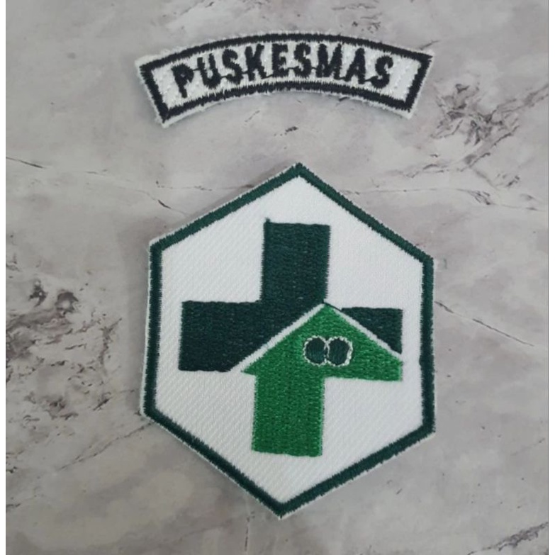 Jual logo puskesmas bordir patch emblem kementrian kesehatan | Shopee ...