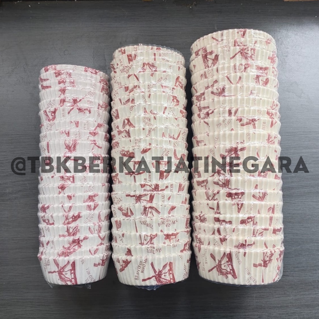 Jual PAPER CUP CASE ROTI ( PET CC BULAT ) / KERTAS BREAD BLUDER ROUND ...