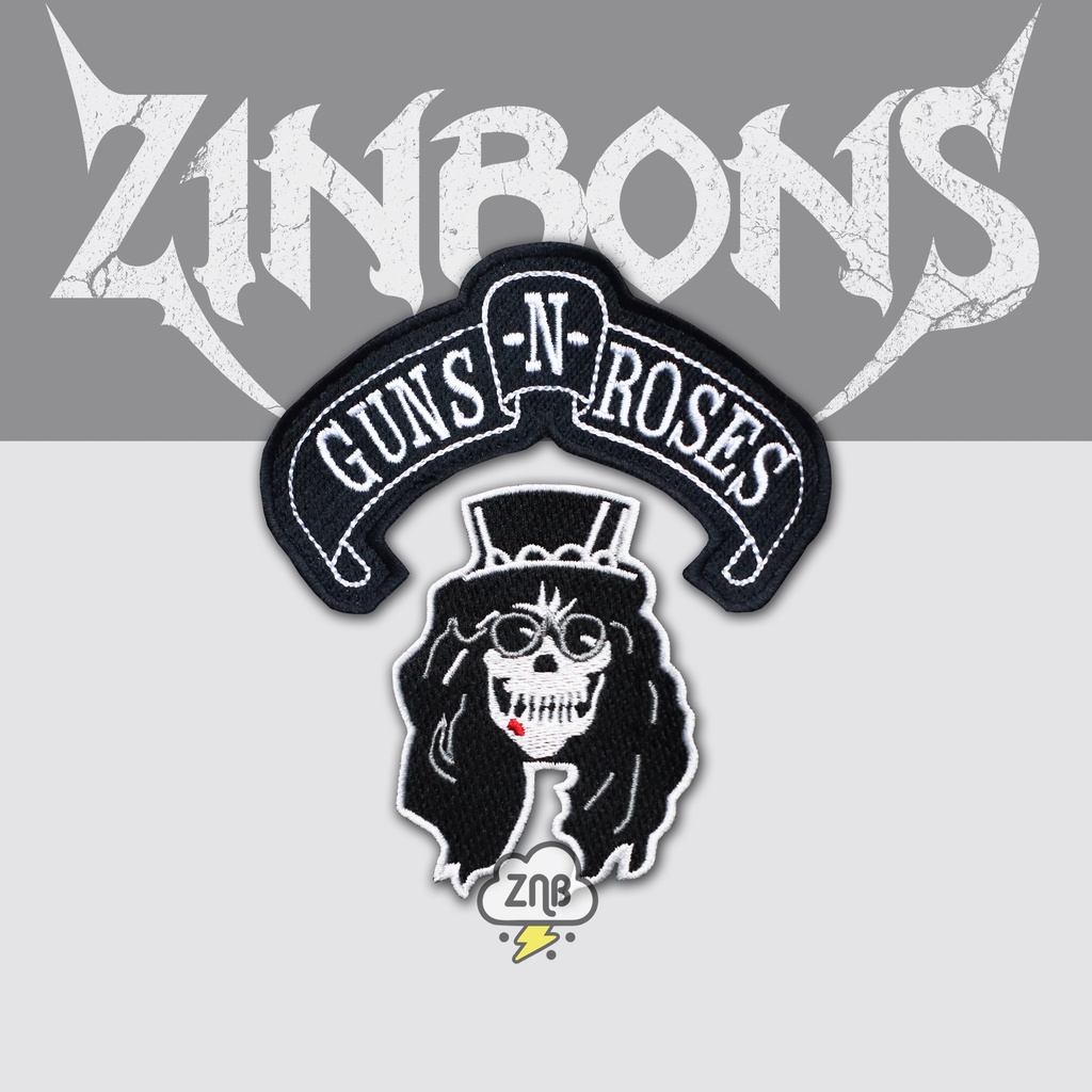 Jual Patch Guns N Roses Emblem Bordir Patch Bordir Patch Musik Zinbons 7229