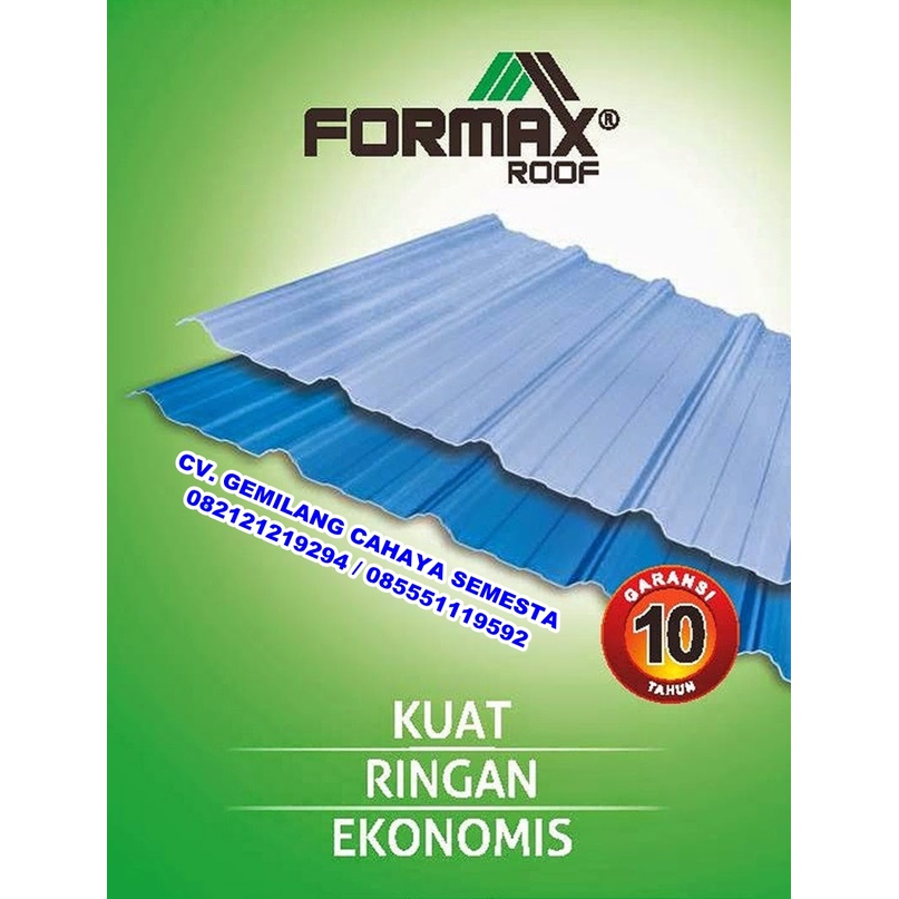 Jual Formax Roof ( 6 Meter) - Atap UPVC | Shopee Indonesia