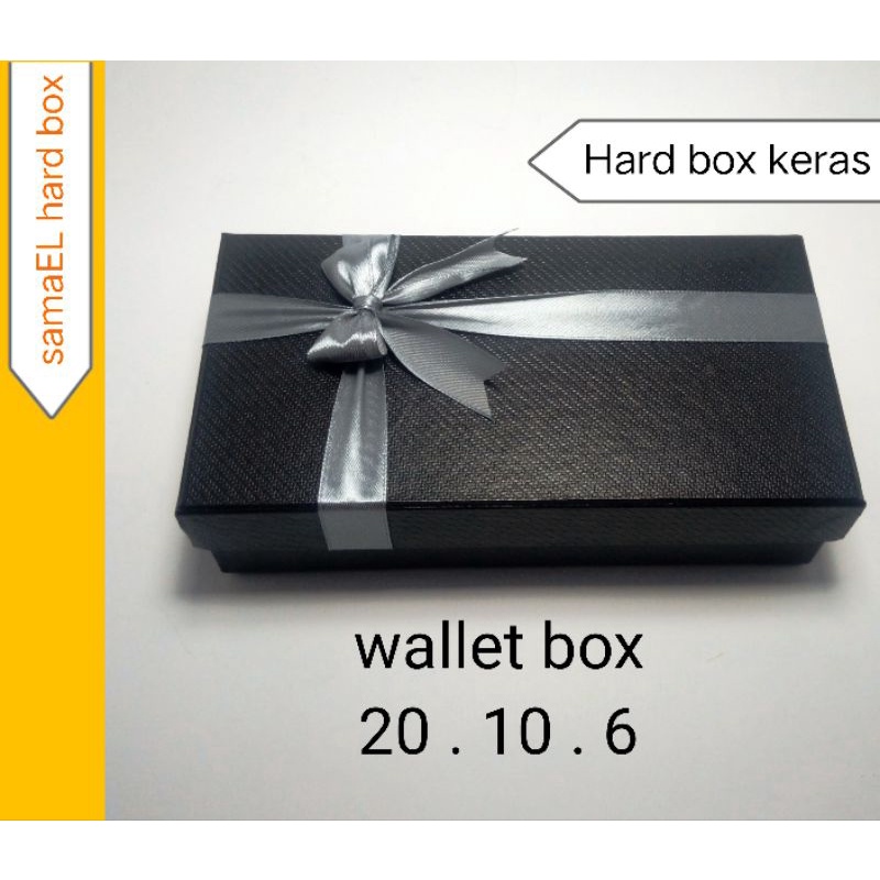 Jual HARD BOX || Box kado dompet / merchandise || warna box bisa ...