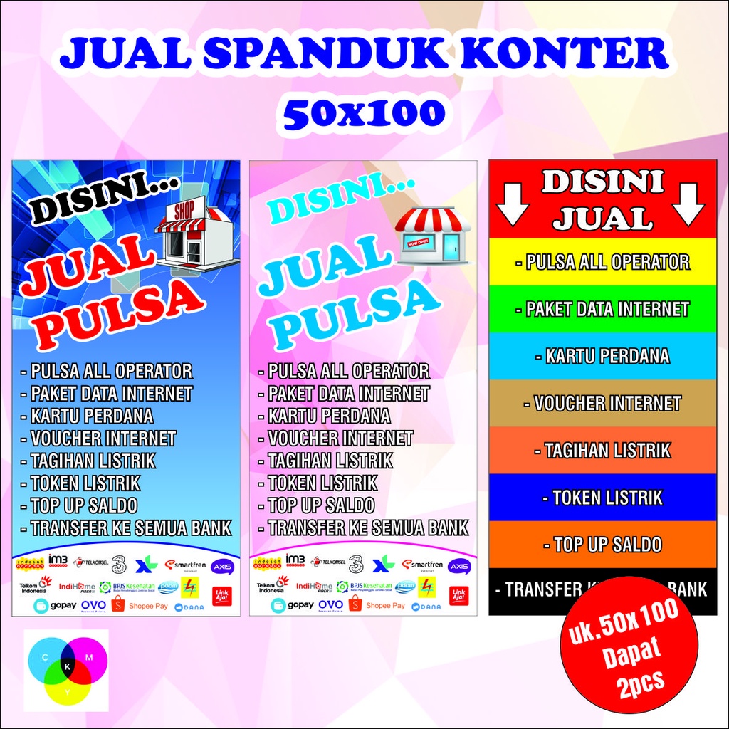 Jual JUAL SPANDUK/BANNER PULSA | Shopee Indonesia