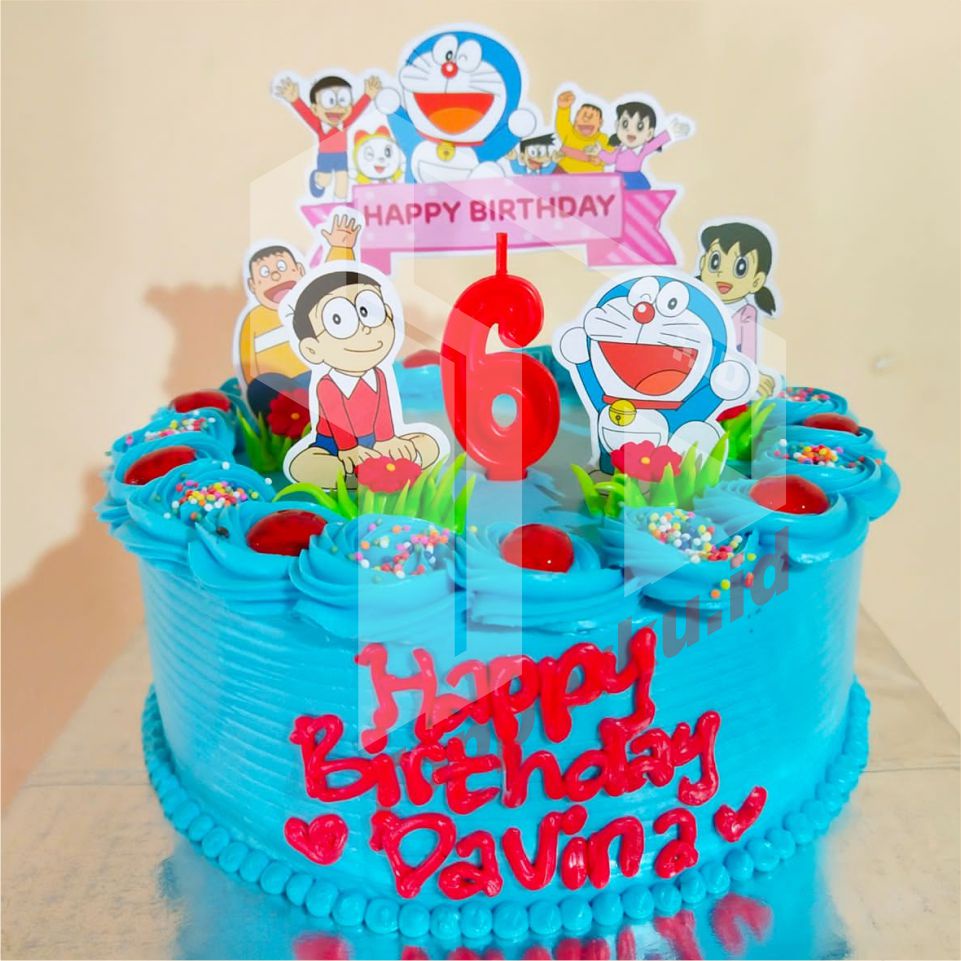 Jual Topper Doraemon/Topper Kue Ulang Tahun Doraemon Hiasan Kue ...