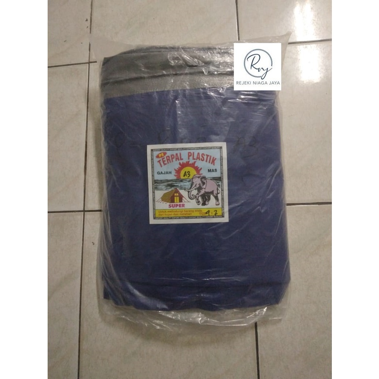 Jual Terpal Biru/Terpal Plastik/Terpal Tenda/Terpal Korea/Terpal PE Cap ...