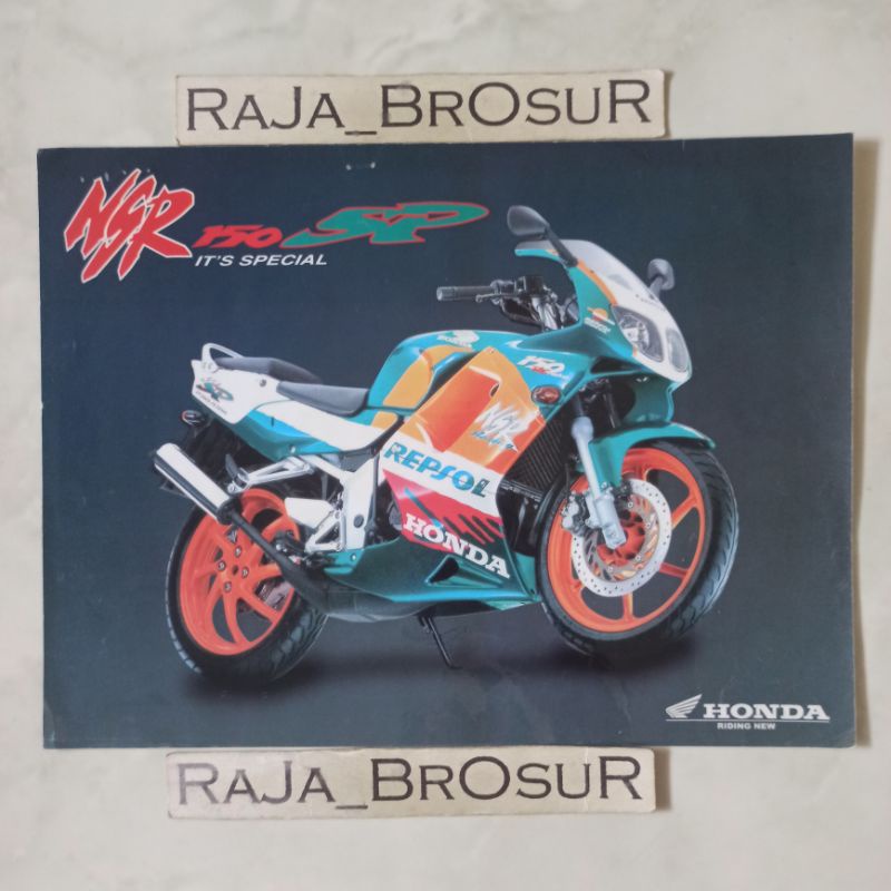 Jual Poster brosur katalog flyer jadul lawas Honda NSR 150 SP/NSR150 SP/NSR150SP Livery Repsol ...