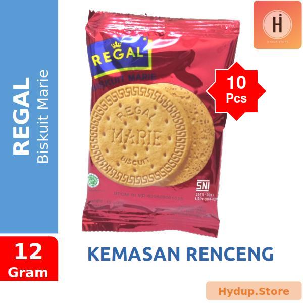 Jual Regal Biskuit Marie Satuan & Renceng isi 10 Kemasan 12 Gram ...
