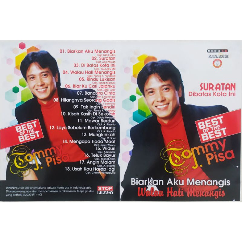 Jual Kaset VCD Lagu Pop Tembang Kenangan Tommy J Pisa | Shopee Indonesia