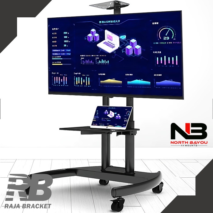 Jual Braket Tv Standing 65 60 55 50 43 40 32 Inch, Stand Tv Adjustable ...