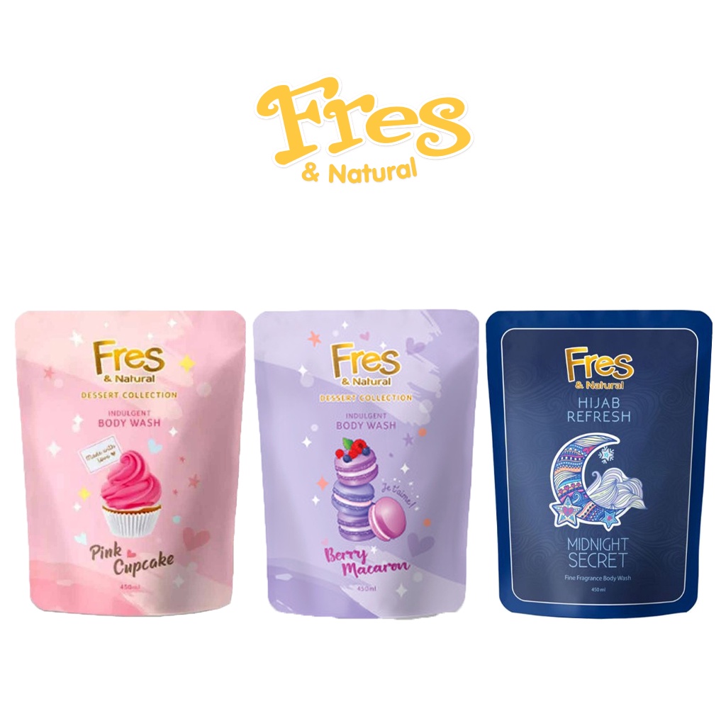 Jual Fres & Natural Body Wash 400ml | Shopee Indonesia