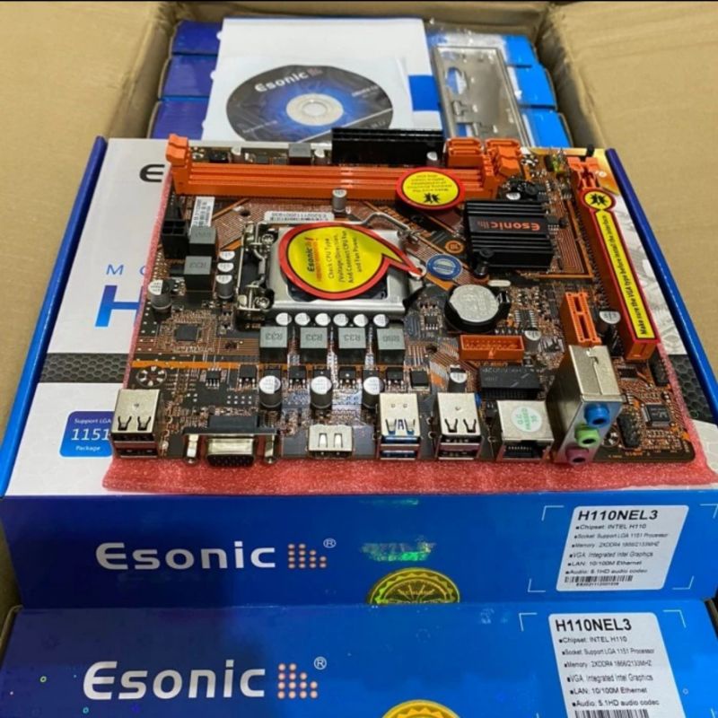 Jual MAINBOARD ESONIC H110 Socket LGA 1151 DDR4 MOTHERBOARD H110 DDR4 | Shopee Indonesia
