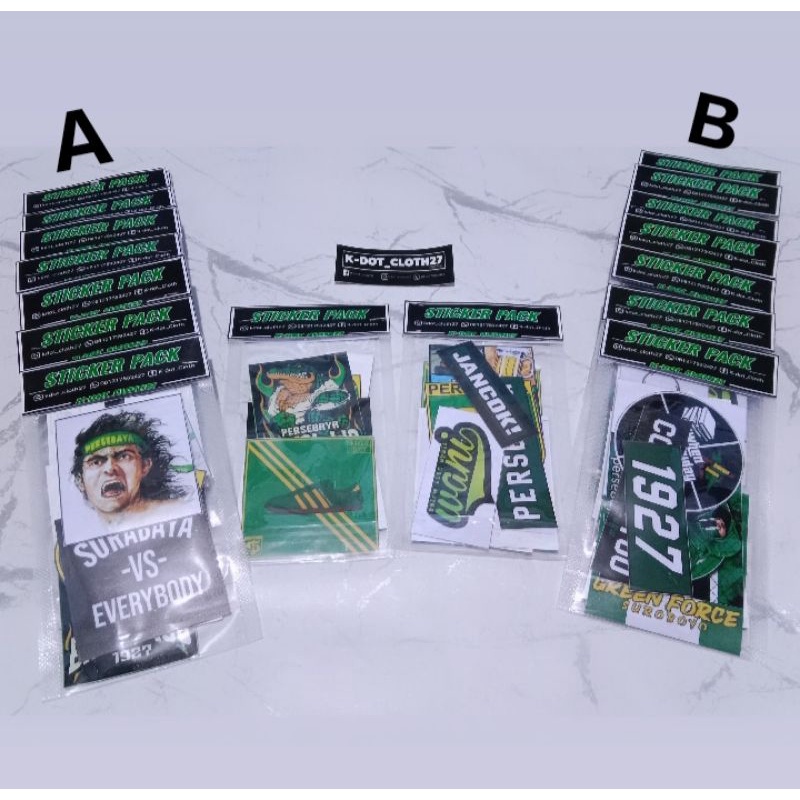 Jual STICKER PERSEBAYA SURABAYA STICKER PACK BONEK PERSEBAYA 1927 (Type ...