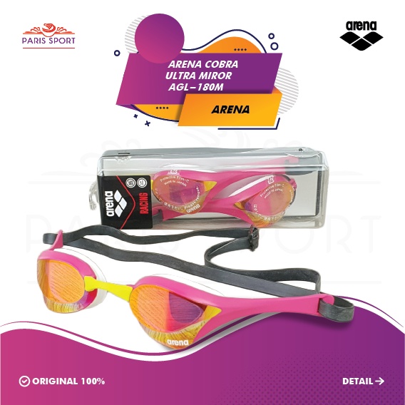 Jual kacamata renang racing ARENA COBRA ULTRA MIRROR AGL-180M PKPM ...