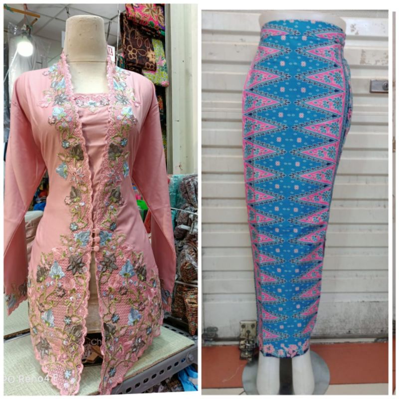 Jual KEBAYA ENCIM KUTUBARU KOMBINASI JUMBO WANITA BETAWI TRADISIONAL ...