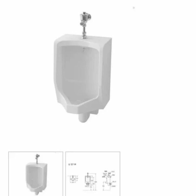 Jual TOTO U57M Urinal Paket Komplit Push Kran T60P White | Shopee Indonesia