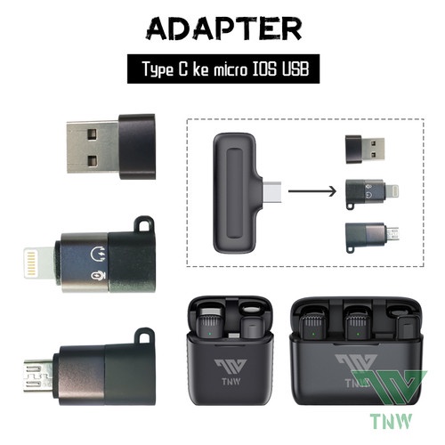 Jual Adaptor Type C ke Micro IOS USB Microphone Adapter | Shopee Indonesia