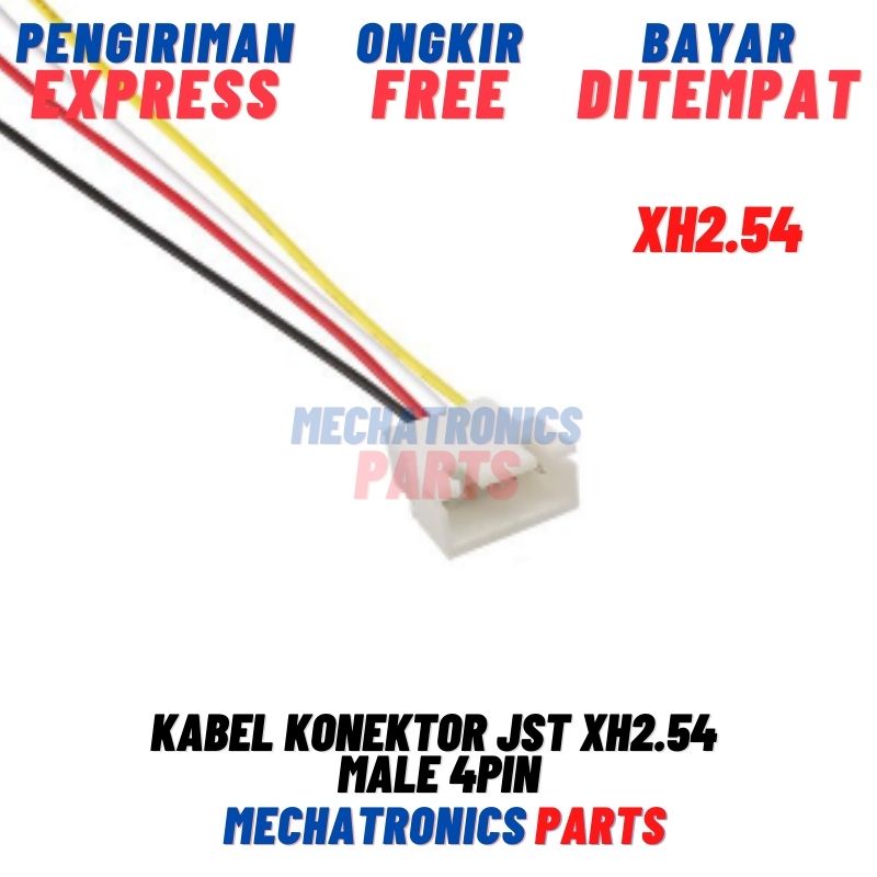 Jual Kabel Konektor JST XH2.54 Male 4Pin Soket Socket XH 2.54mm 4P 4 Pin | Shopee Indonesia
