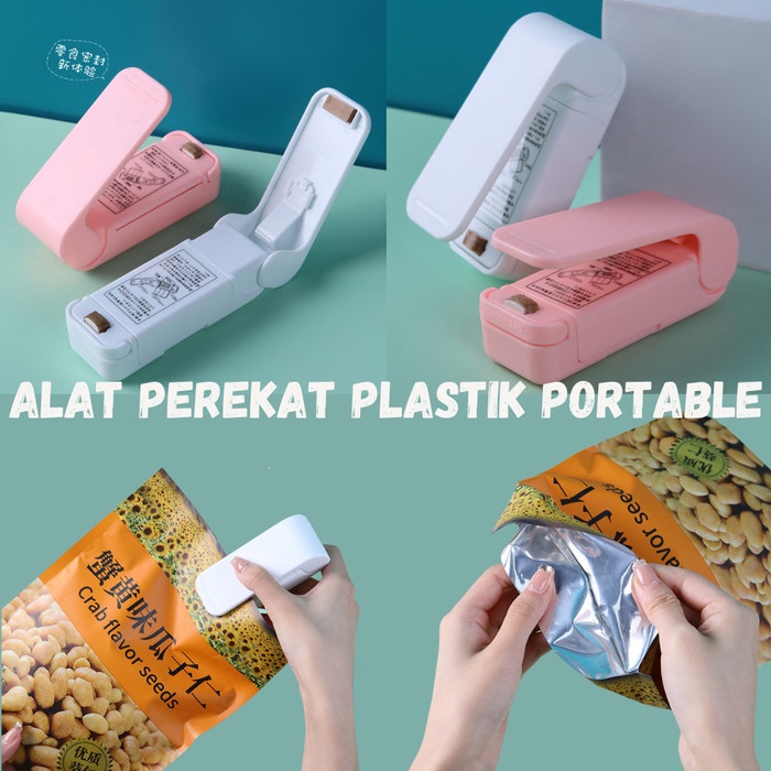 Jual Alat Perekat Plastik Portable Hand Sealer Mini | Shopee Indonesia