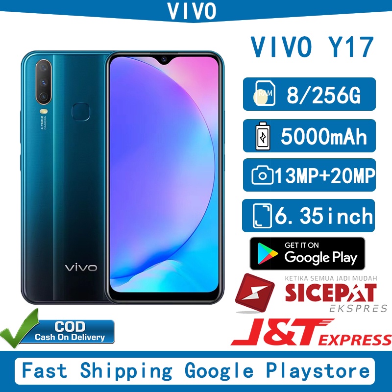 Jual VIVO Y17 RAM 8/256GB 13MP depan 20MP Kamera Belakang Layar 6.35 inci HP Garansi 1 Tahun ...