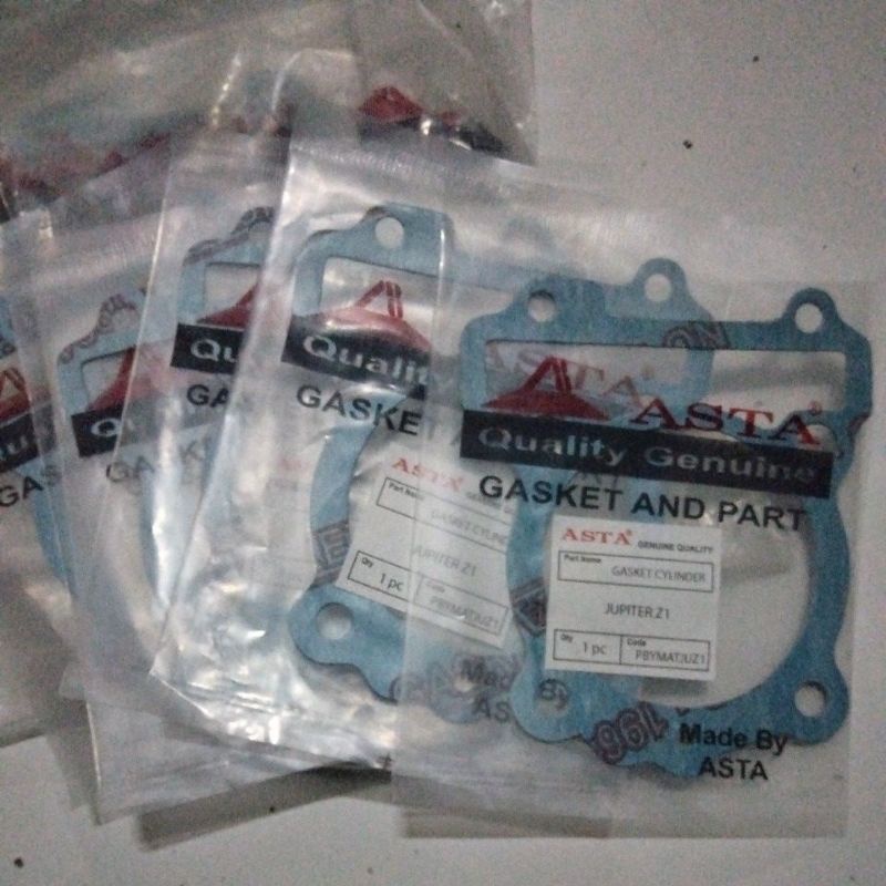 Jual Isi 5 10 Paking Gasket Cylinder Blok Boring Seher Bawah JUPITER Z1 Z 1 ONE FI INJEKSI FORCE ...