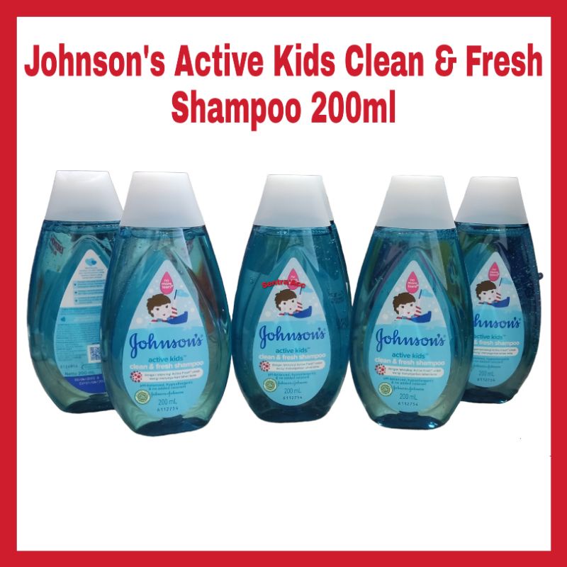Jual Johnsons Active Kids Clean n Fresh Shampoo 200ml / Shampoo Anak ...