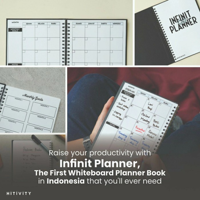 Jual note book buku catatan INFINIT PLANNER buku jadwal kegiatan ...