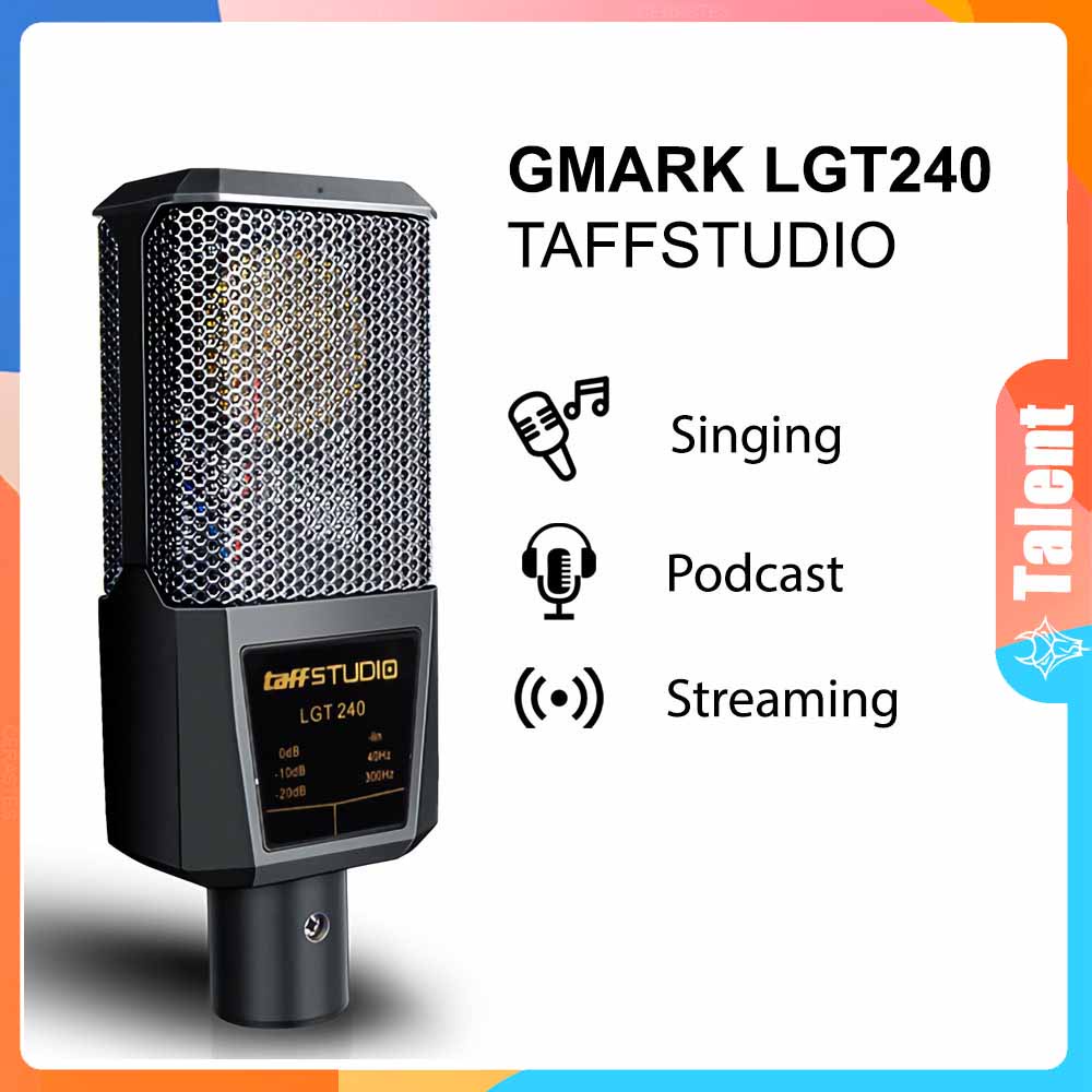 Jual 3.5mm Microphone Live Mic Condenser Microphone Recording Streaming ...