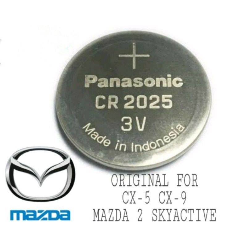 Jual Baterai Remote CR 2025 3 V Baterai Mobil Remote Mazda CX-5 CX-9 ...