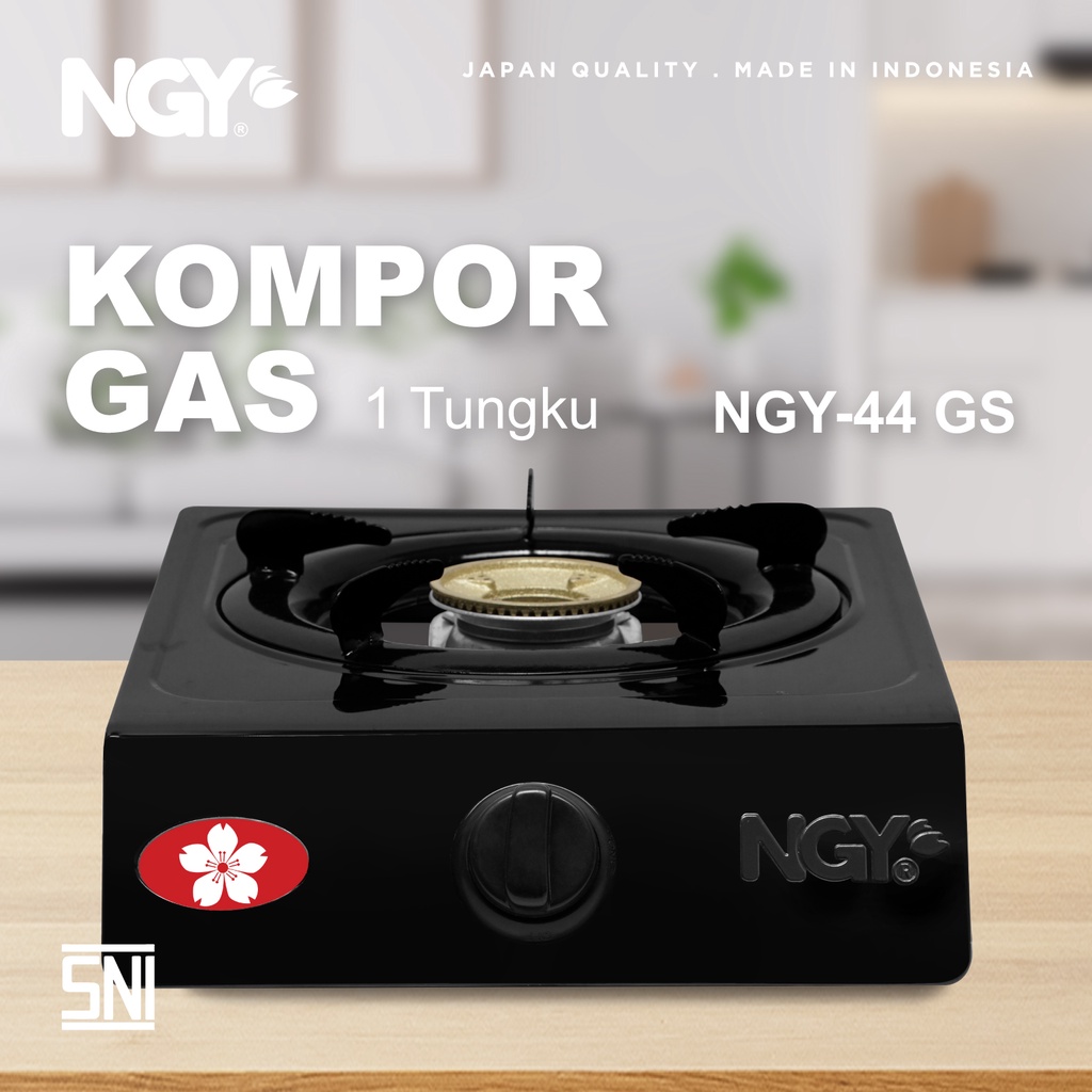 Jual NGY Kompor Gas Api 1 Tungku / Stain-Free Gas Stove NAGOYA NG-44 ...