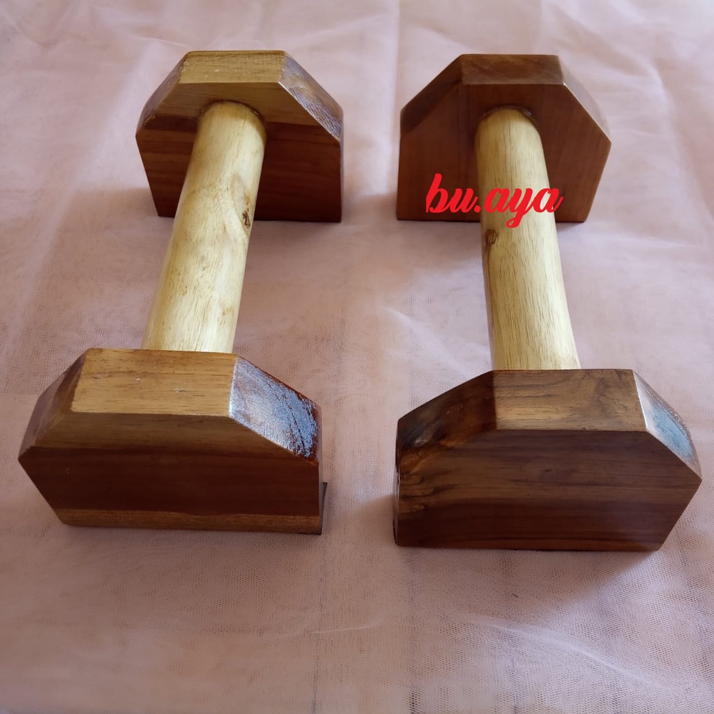 Jual Kalistenik Alat Bantu Hand Stand Push Up Paralet Kayu Wood ...