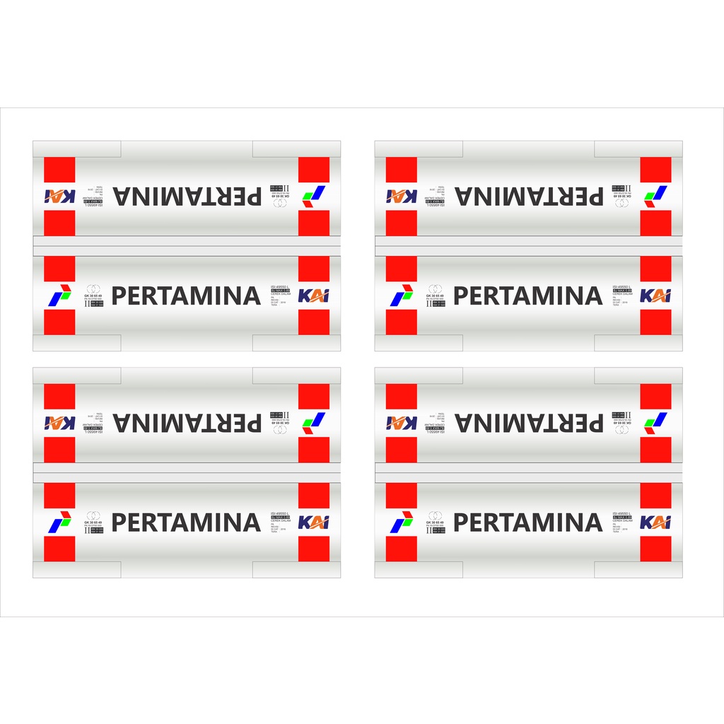 Jual Stiker Pola Kereta Tangki Pertamina untuk Railking | Shopee Indonesia